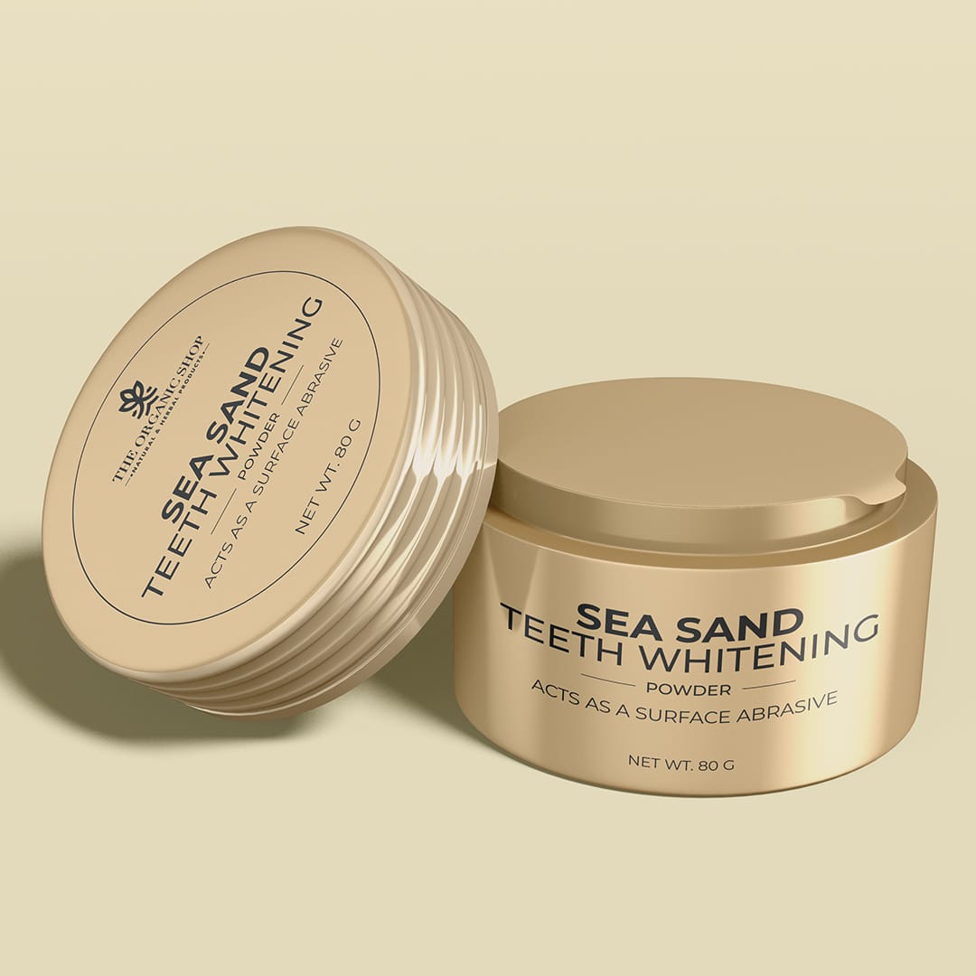 Sea Sand Teeth Whitening Powder– The Organic Company